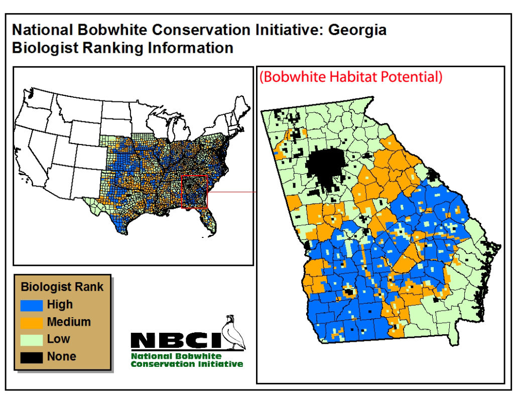 State Habitat Potential Maps – National Bobwhite & Grassland Initiative