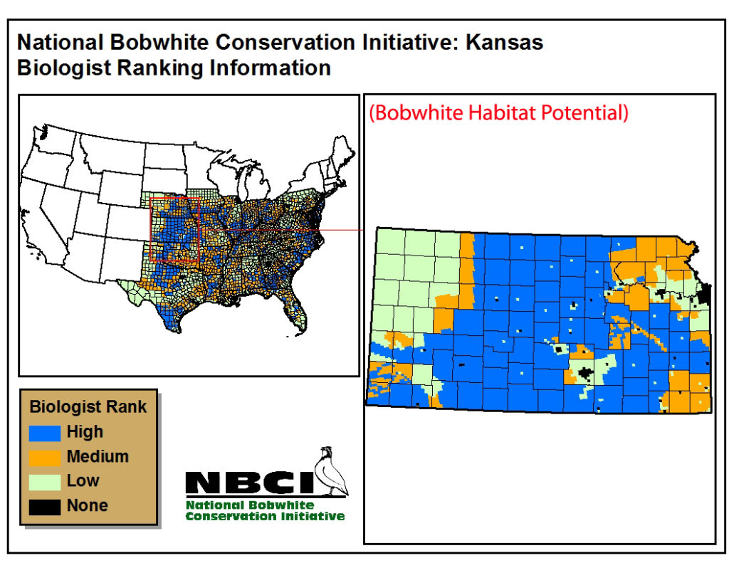 State Habitat Potential Maps – National Bobwhite & Grassland Initiative