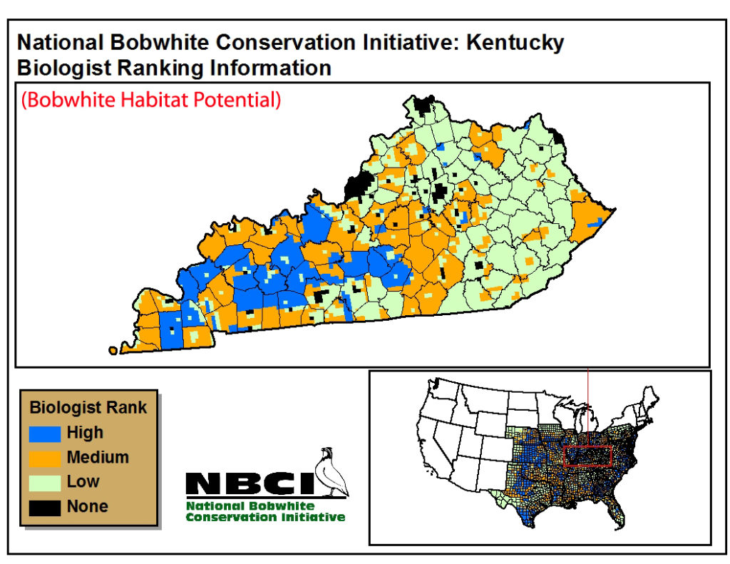 State Habitat Potential Maps – National Bobwhite & Grassland Initiative