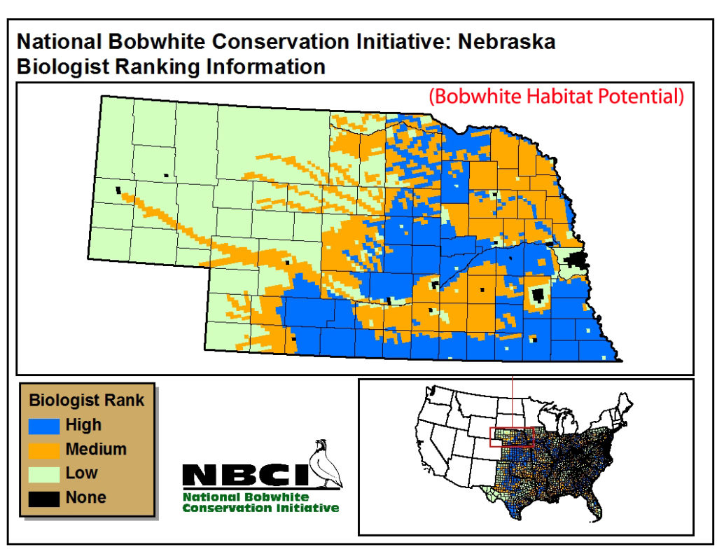 State Habitat Potential Maps – National Bobwhite & Grassland Initiative
