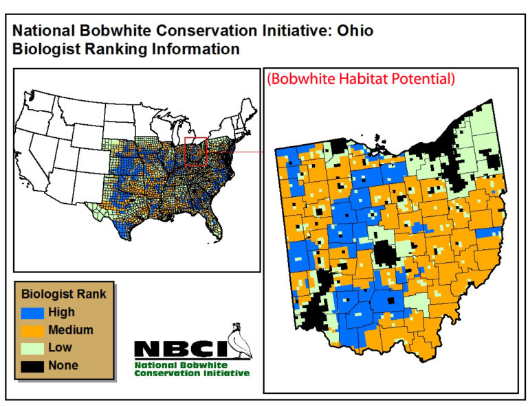 State Habitat Potential Maps – National Bobwhite & Grassland Initiative