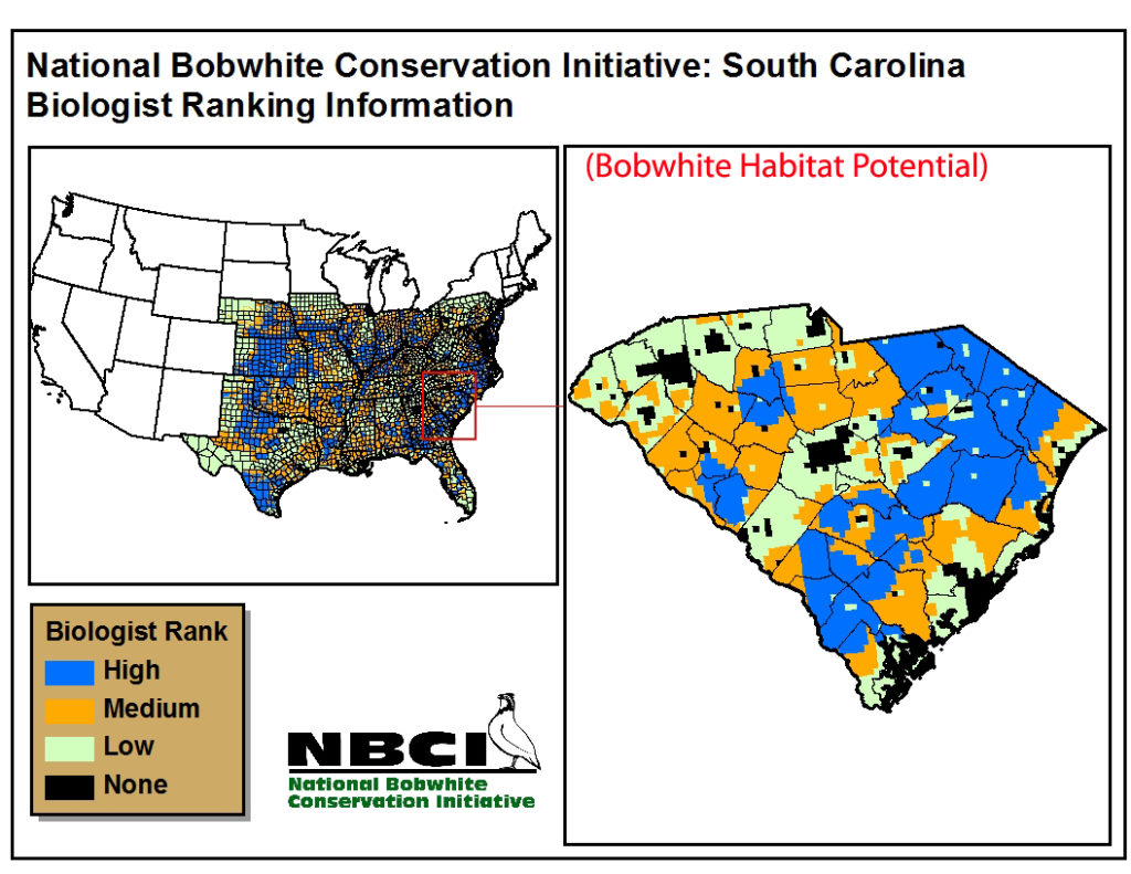 State Habitat Potential Maps – National Bobwhite & Grassland Initiative