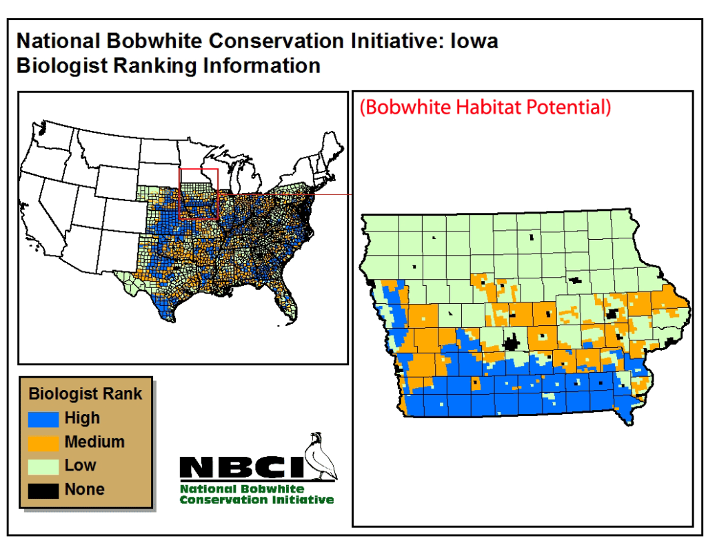 State Habitat Potential Maps – National Bobwhite & Grassland Initiative